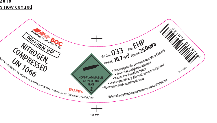 033EHP BOC NITROGEN DRY EHP EHP SIZE | Black Cat Gas